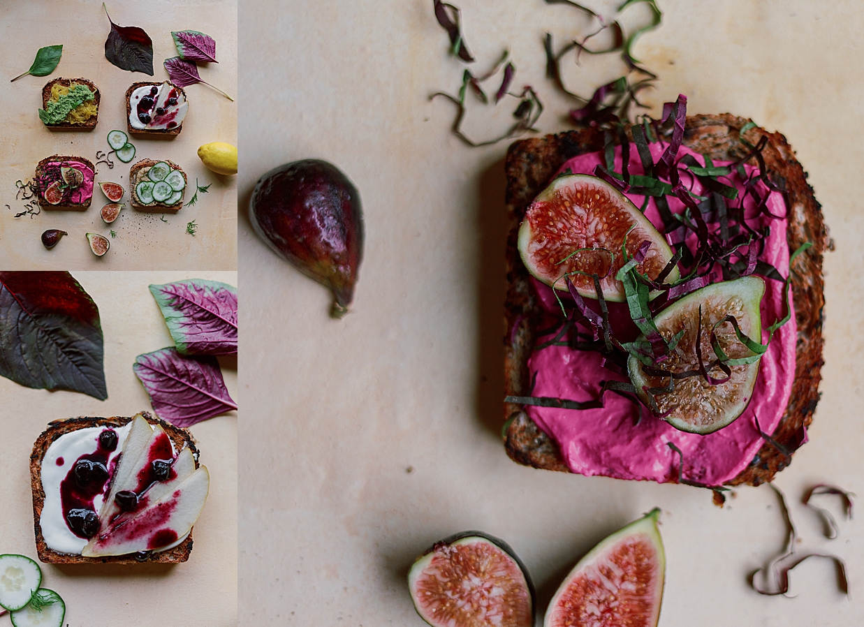 Delicious Open Faced Toasts 4 Ways - leilasol.com